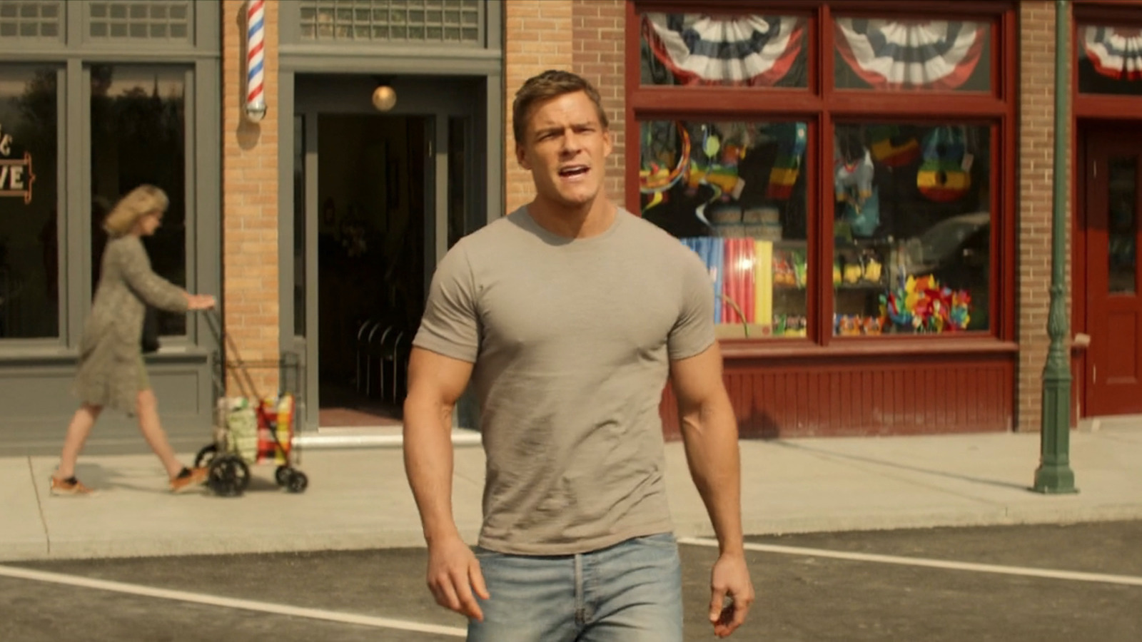 Alan Ritchson Transforms Look For New Movie 'Motor City'