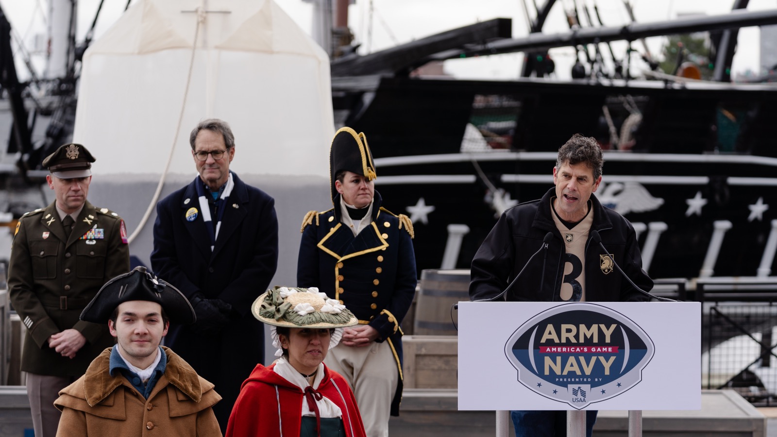 Army-Navy Game Celebrates 250th Boston Tea Party Anniversary