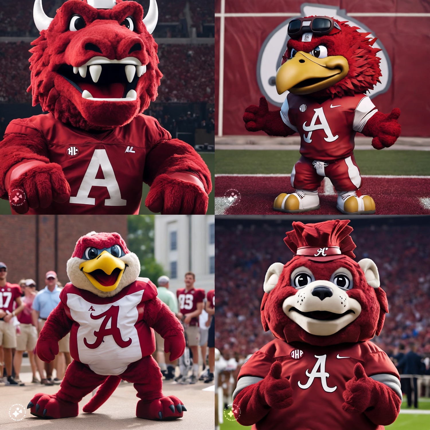Meta AI Image Tool Imagines College Football Playoffs Mascots
