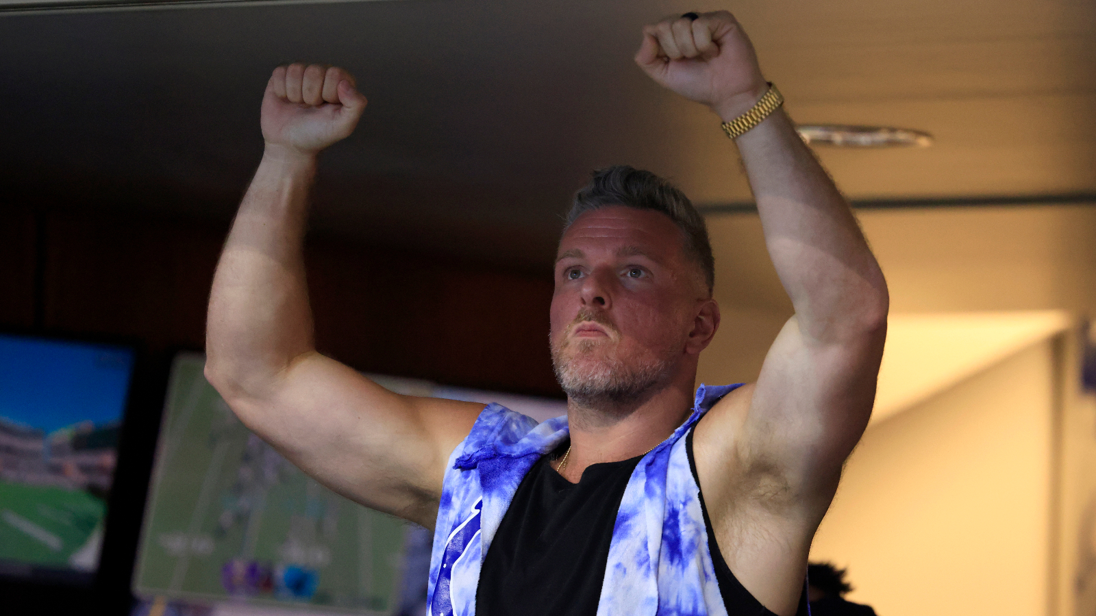 Pat McAfee, Aaron Rodgers Pull Troll Job As QB Returns To Show