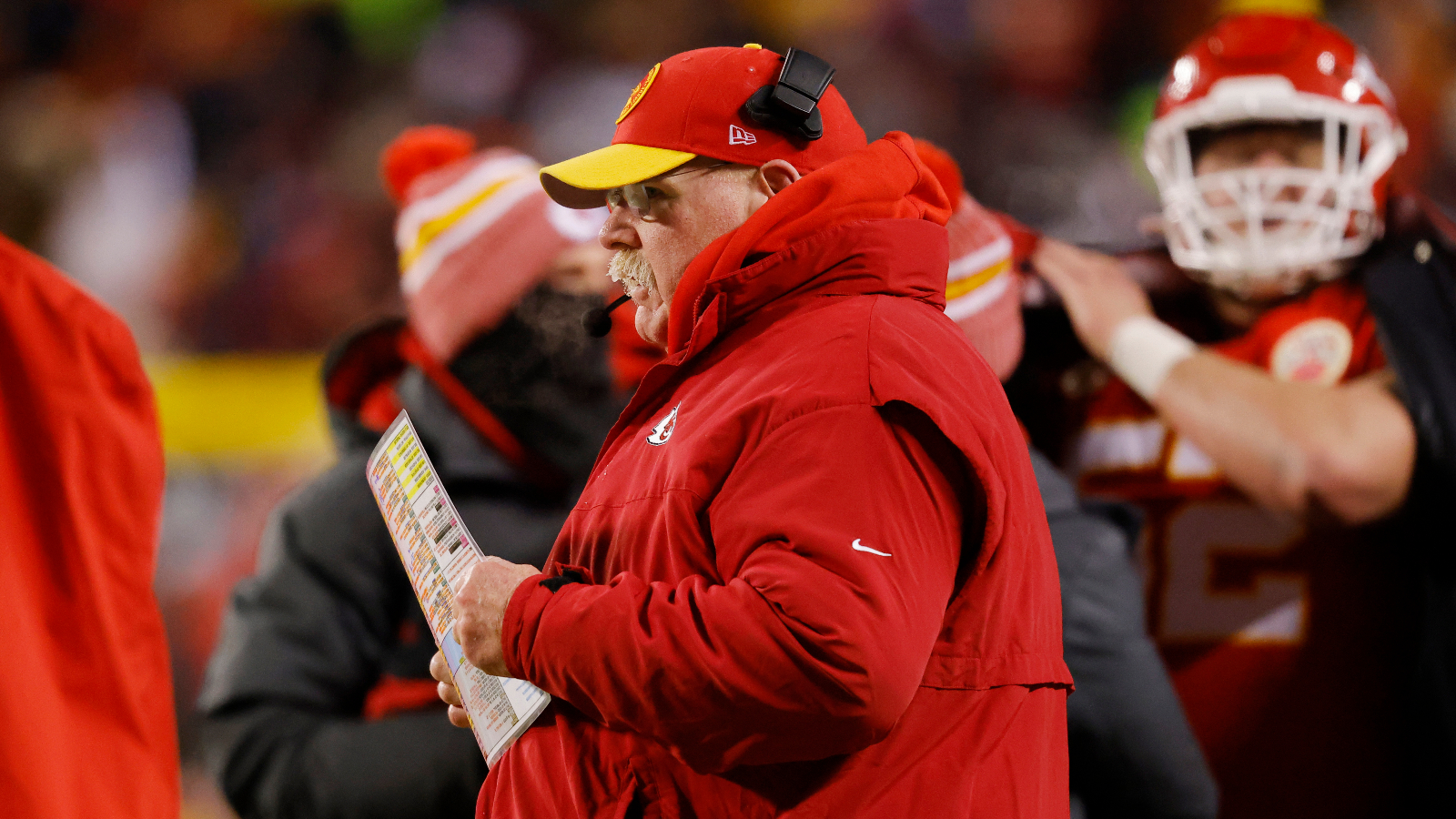 Andy Reid Icicle-Filled Mustache In Insane KC Temps Goes Viral