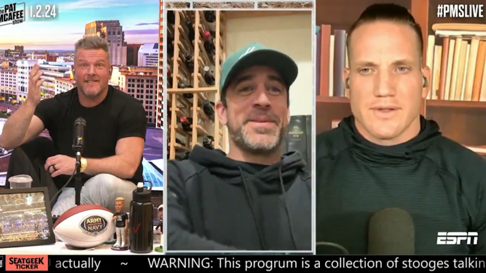 Pat McAfee On Why Aaron Rodgers Interviews Is Real Journalism