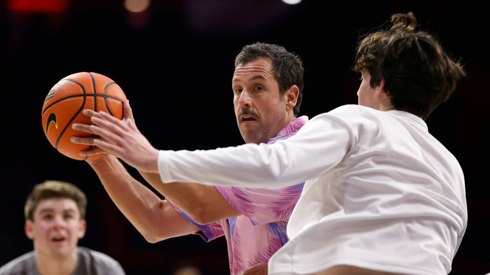 Adam Sandler Drops Saucy Dime While Hooping At Arizona Game