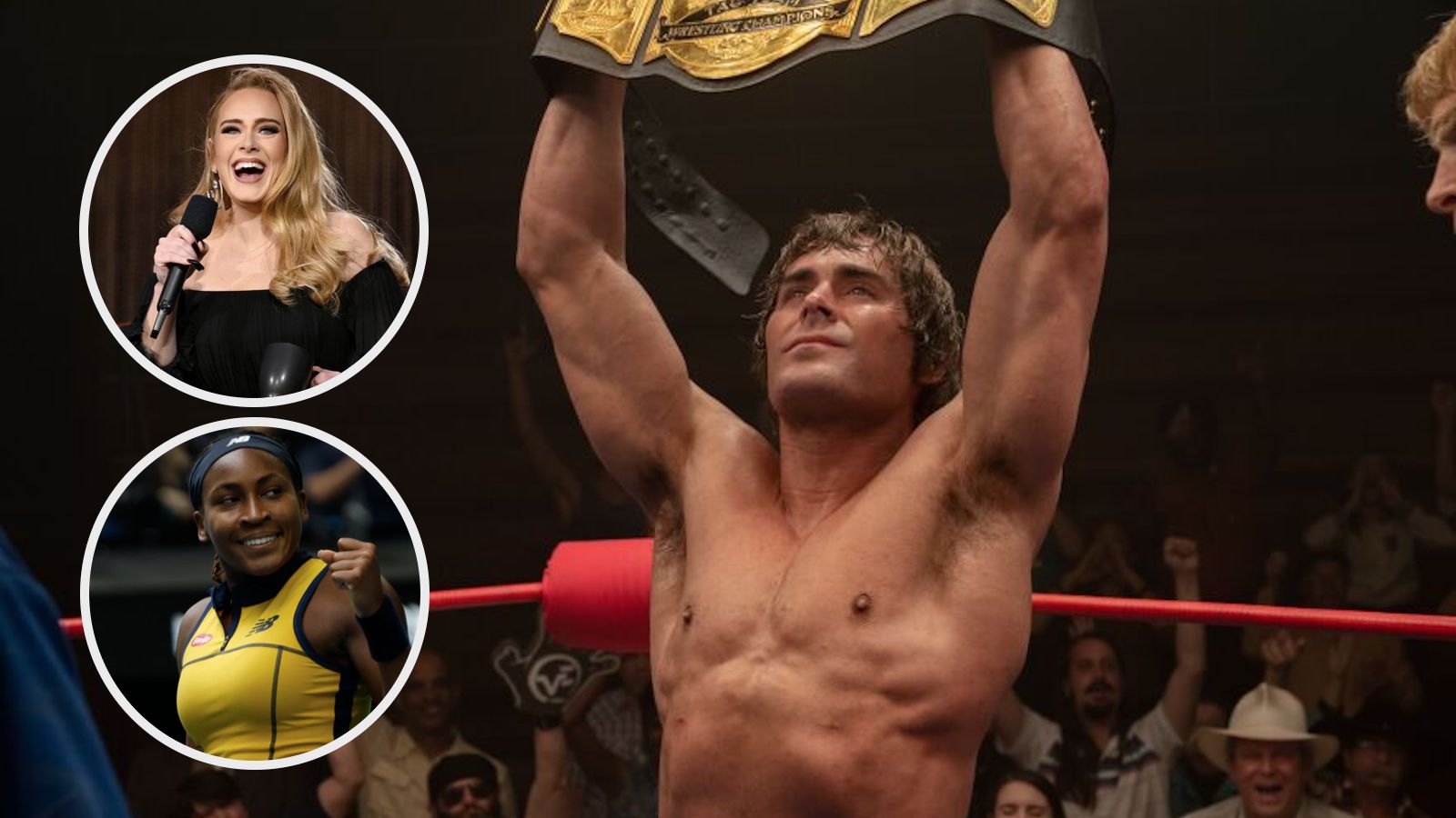 Adele, Coco Gauff Shout Out Zac Efron And 'The Iron Claw'