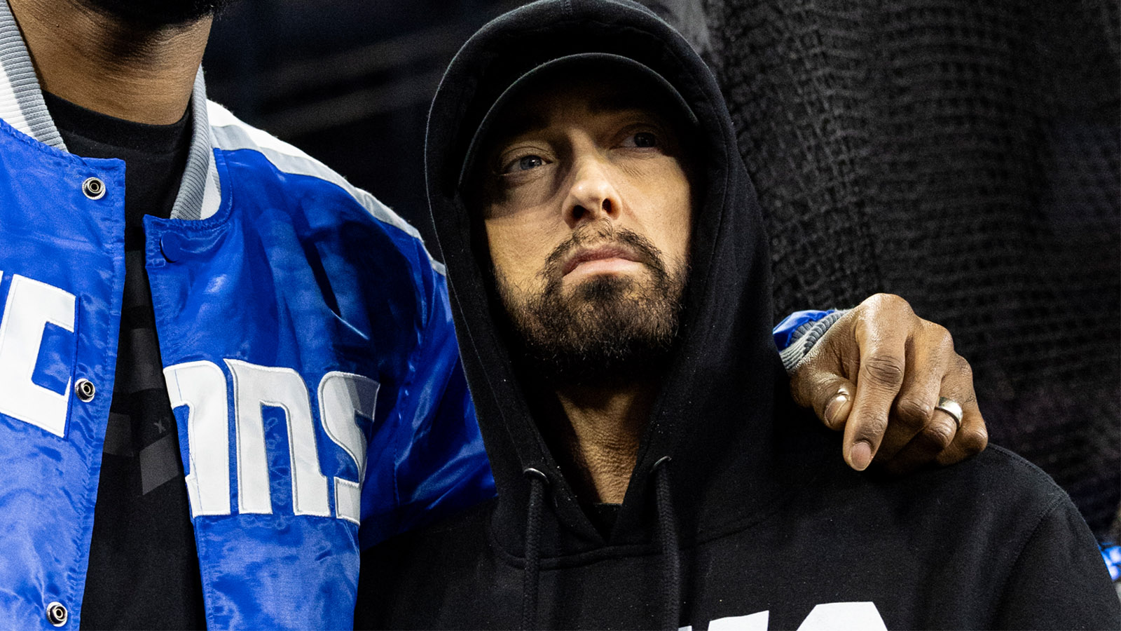 Eminem Begs Lions' Dan Campbell To Put Him In Sunday's Game