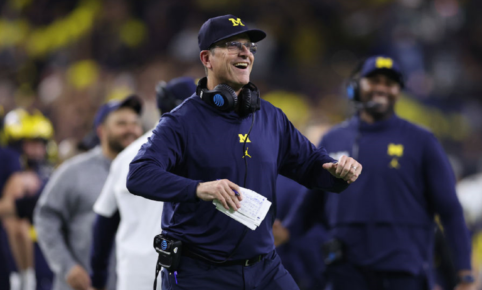 Jim Harbaugh Shows Off Insane Speed While Running Away From Gatorade ...