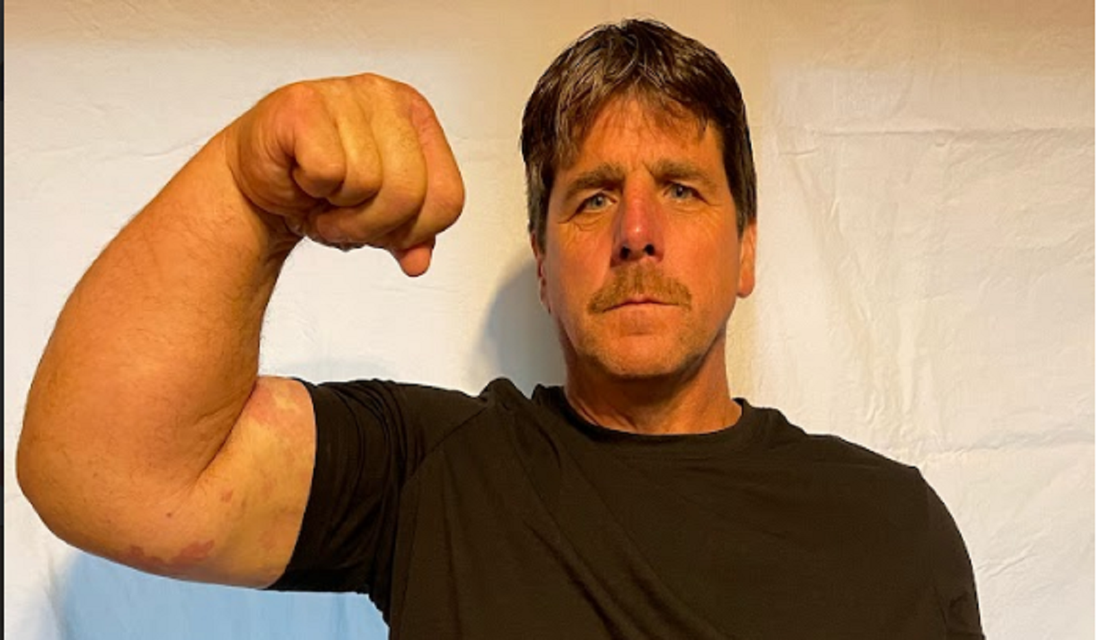 Real-Life Popeye With Giant Arms Offered To Join Power Slap - BroBible