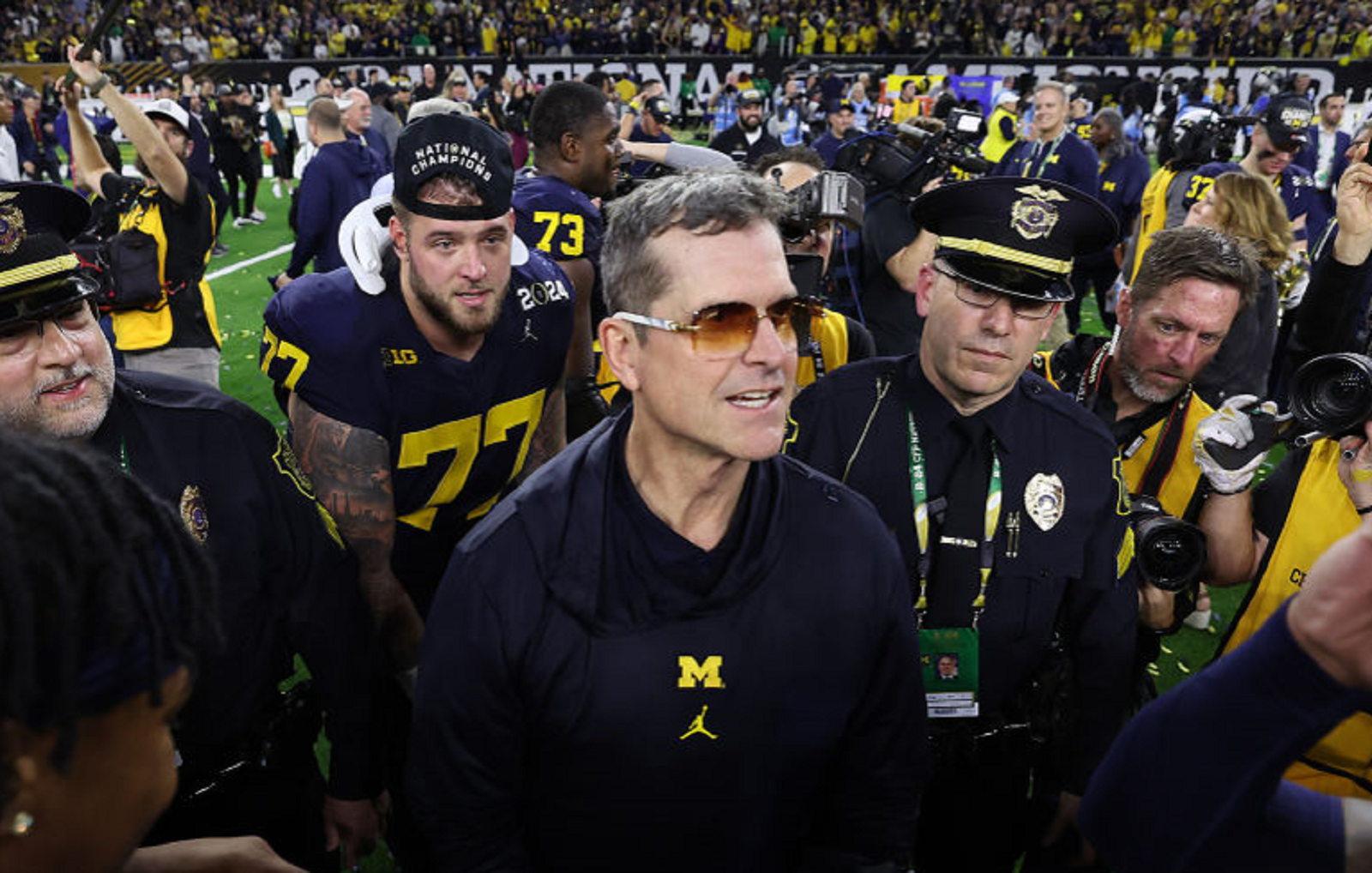Jim Harbaugh's Bizarre Postgame Speech Goes Viral After National Championship Win - BroBible