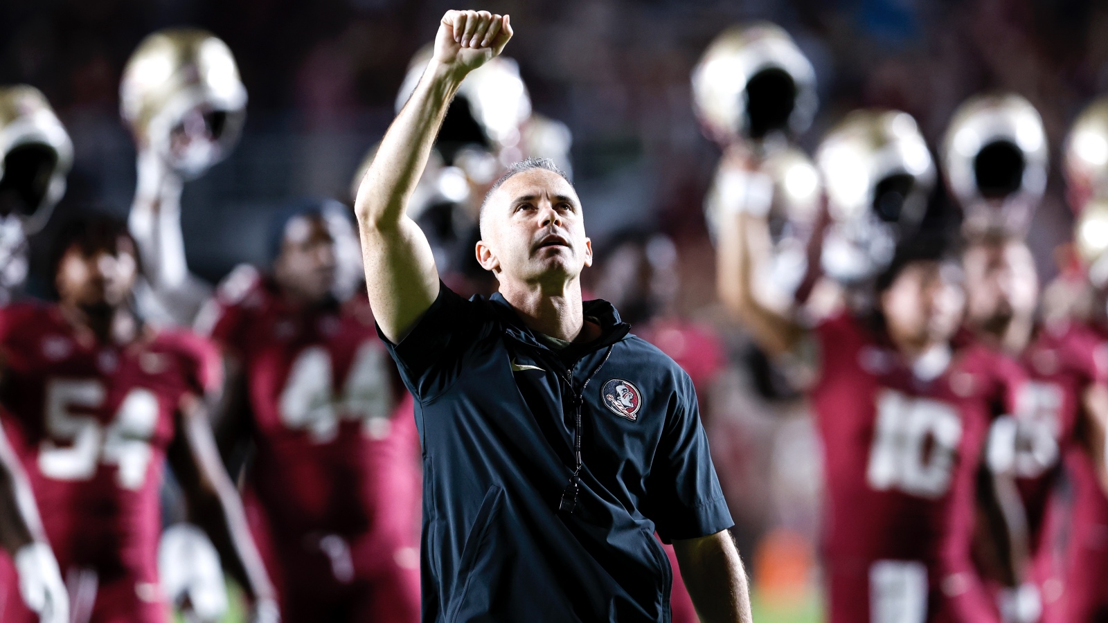 SEAL Team 6 Member DJ Shipley Gives Speech To FSU Football