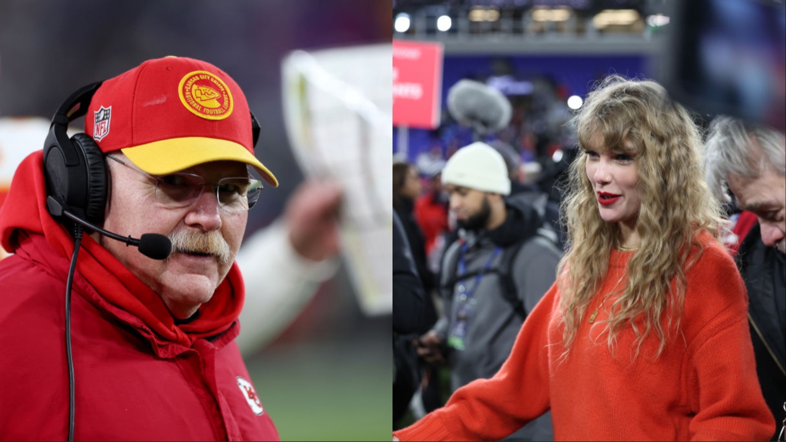 Taylor Swift And Andy Reid Share A Moment Postgame (Photo)