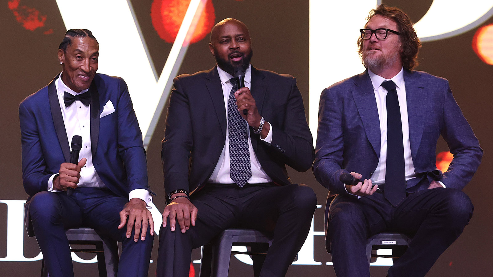 Scottie Pippen, Horace Grant, Luc Longley Doing 'Last Dance' Tour