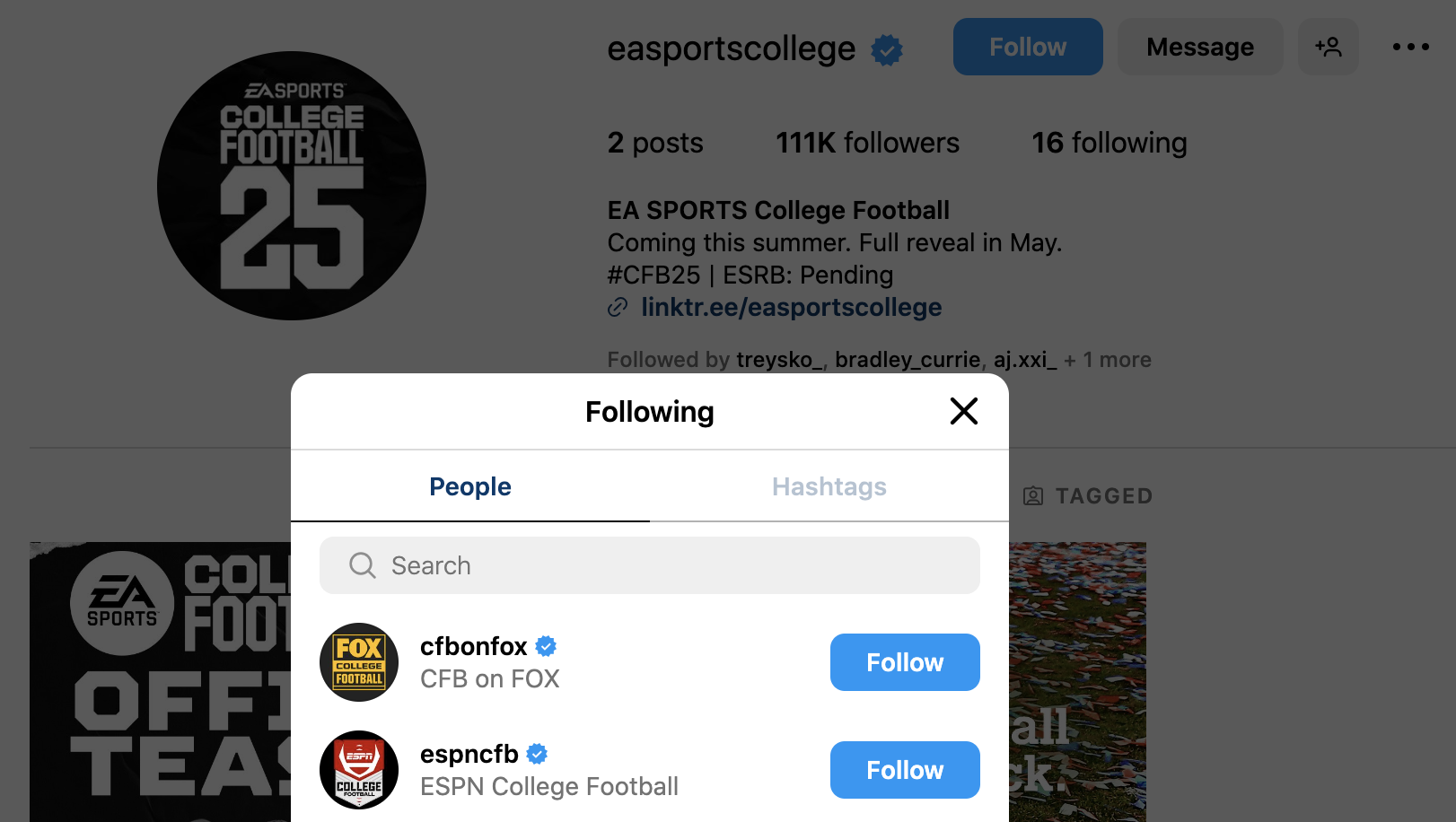 EA Sports Instagram Teases New Broadcast For College Football 25