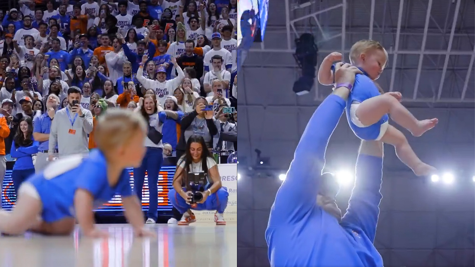 POV Video Shows 10K+ UF Fans Go Bonkers For Epic Baby Race