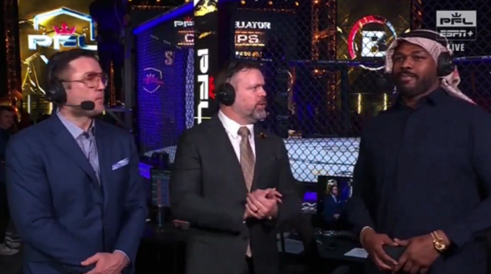 Francis Ngannou Calls Jon Jones 'Fat' During Jones' Awkward Appearance ...