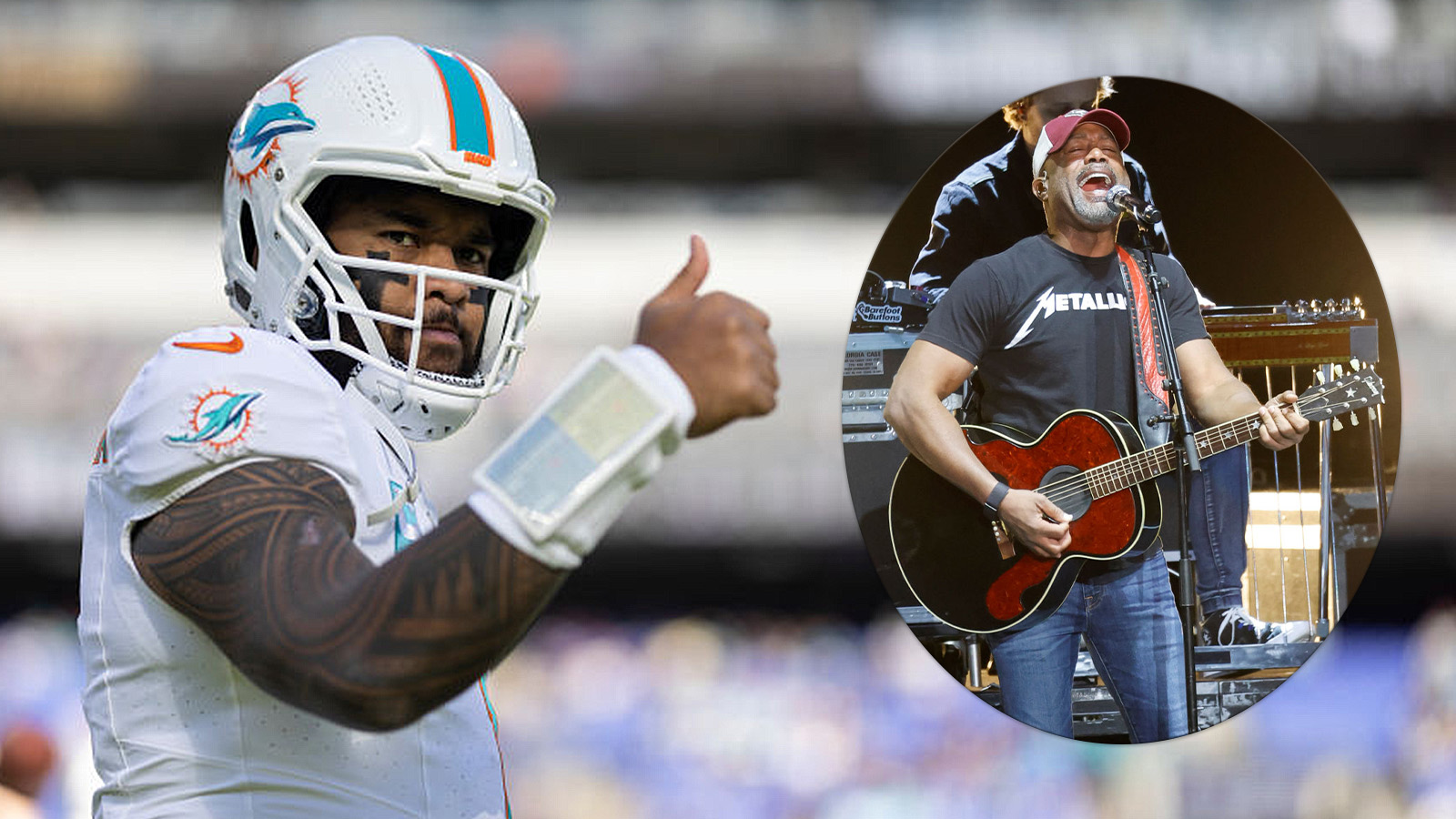 Daniel Jones Fanboys As Tua Tagovailoa Sings With Darius Rucker