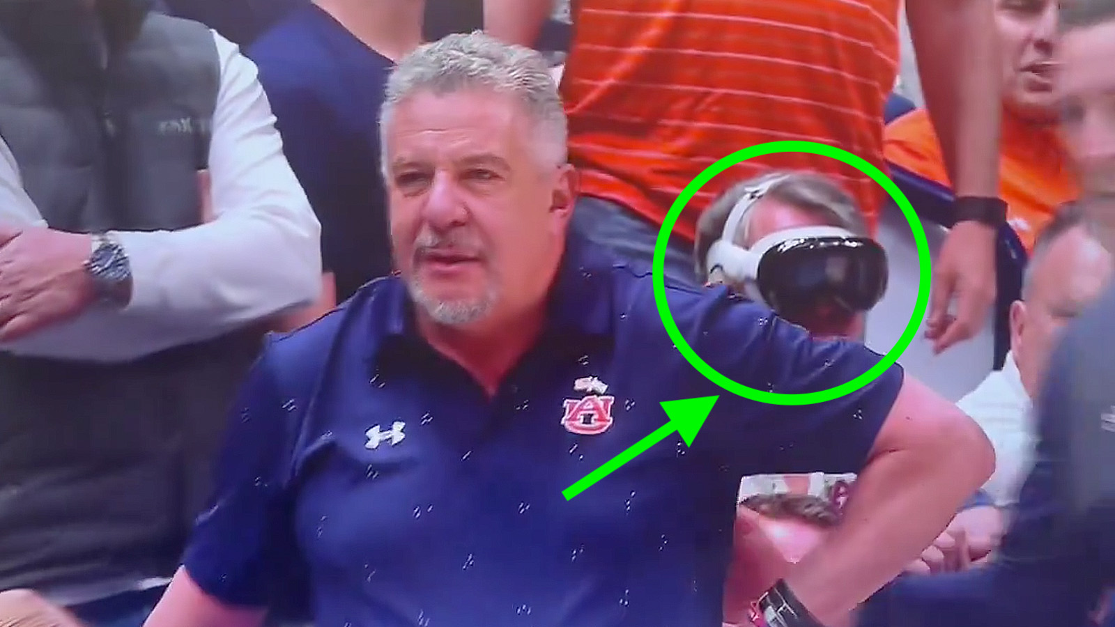 Auburn Fan Goes Viral For Apple Vision Pro At SEC Championship