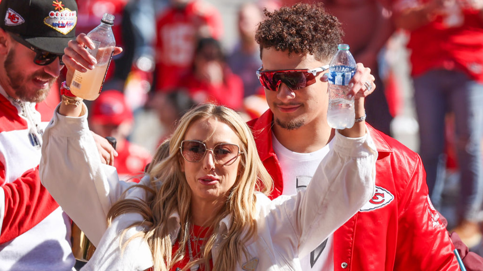 Patrick Mahomes Unleashes Dad Bod As Brittany Fights Injury In Mexico