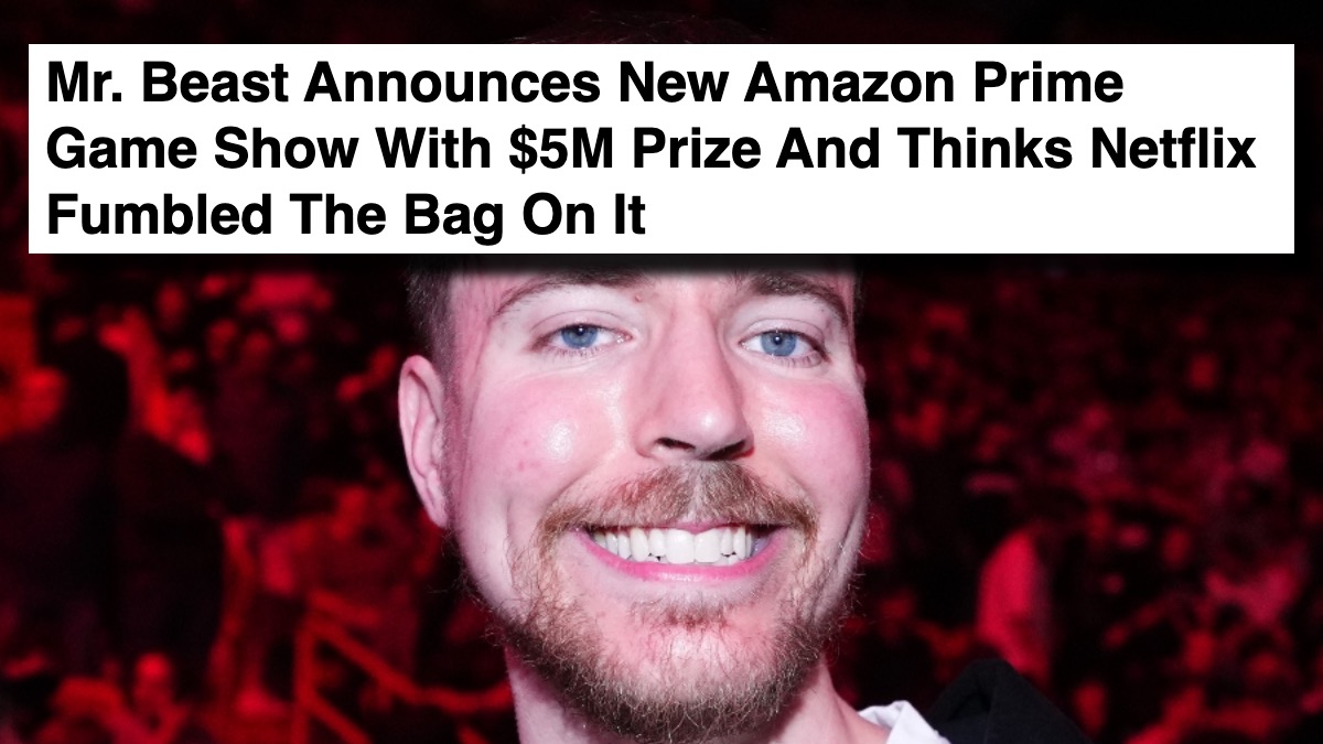 Mr. Beast Has A New Amazon Prime Game Show With $5M Prize