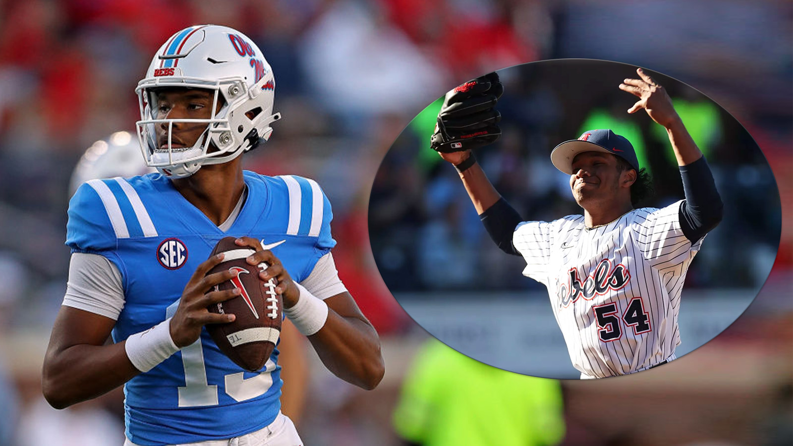 18-Year-Old Ole Miss QB Can't Stop Throwing Strikes As A Pitcher