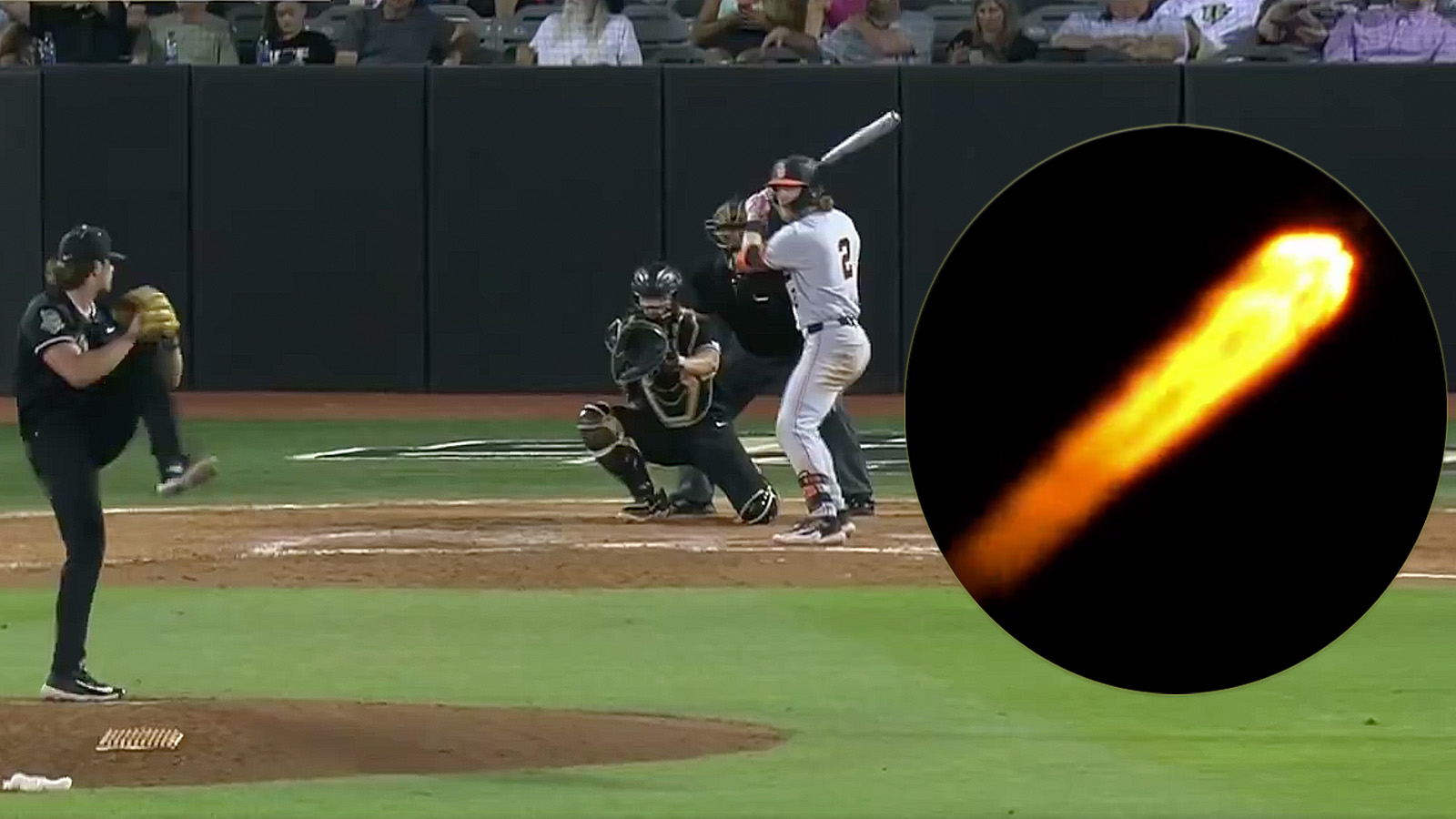 UCF Pitcher Gets 3-Pitch Strikeout As Elon Musk Launches Rocket