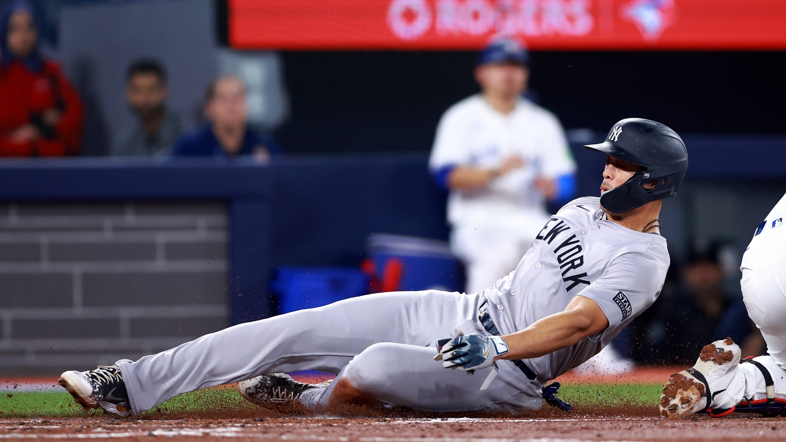 Giancarlo Stanton Incredibly Slow Speed Embarrasses Blue Jays