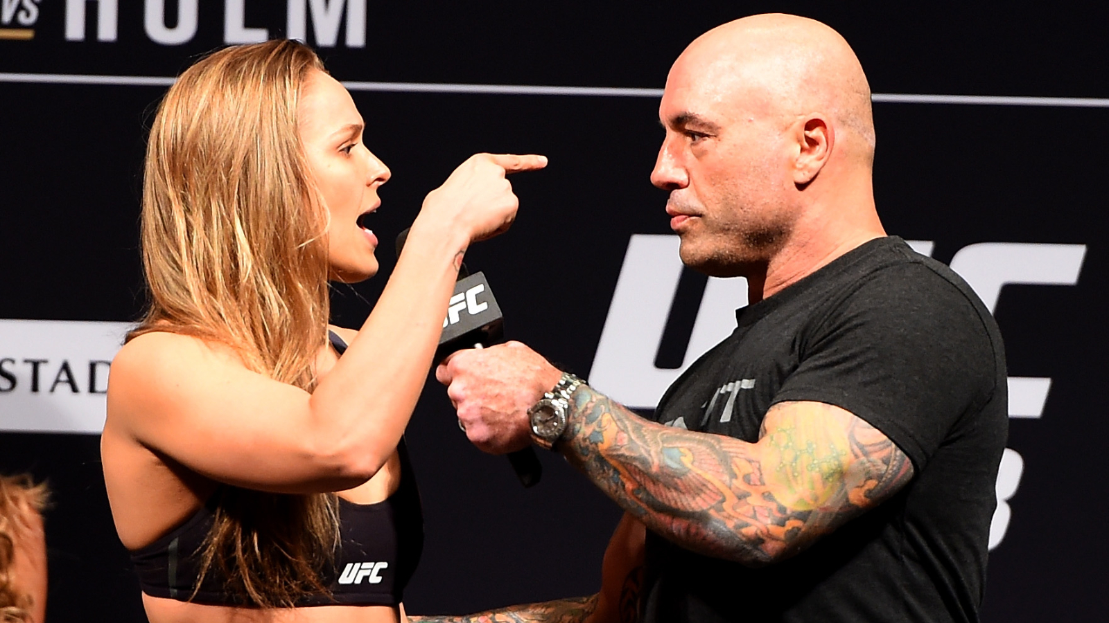 Ronda Rousey Ignites Feud With 'A-Hole,' 'Fake' Joe Rogan