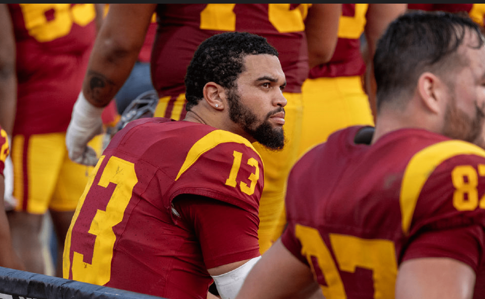 Caleb Williams Crying On The Sidelines Is A Major Red Flag For NFL ...