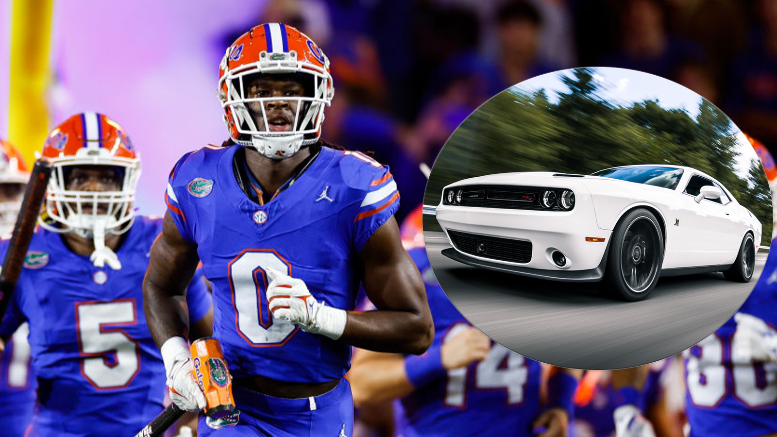 Florida Football Parking Lot Is A Jarring Representation Of NIL Era