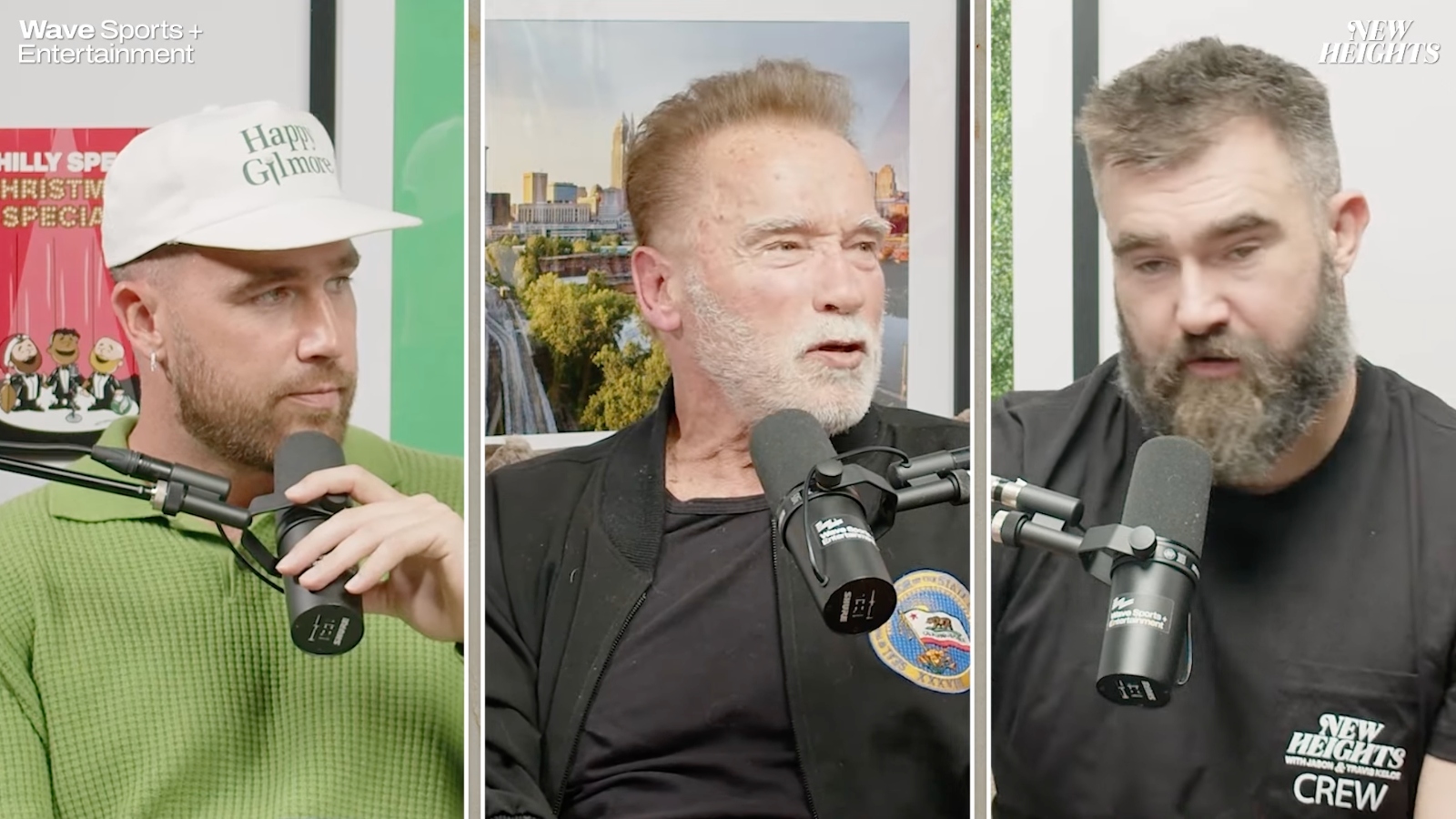 Jason Kelce Gets Workout Advice From Arnold Schwarzenegger