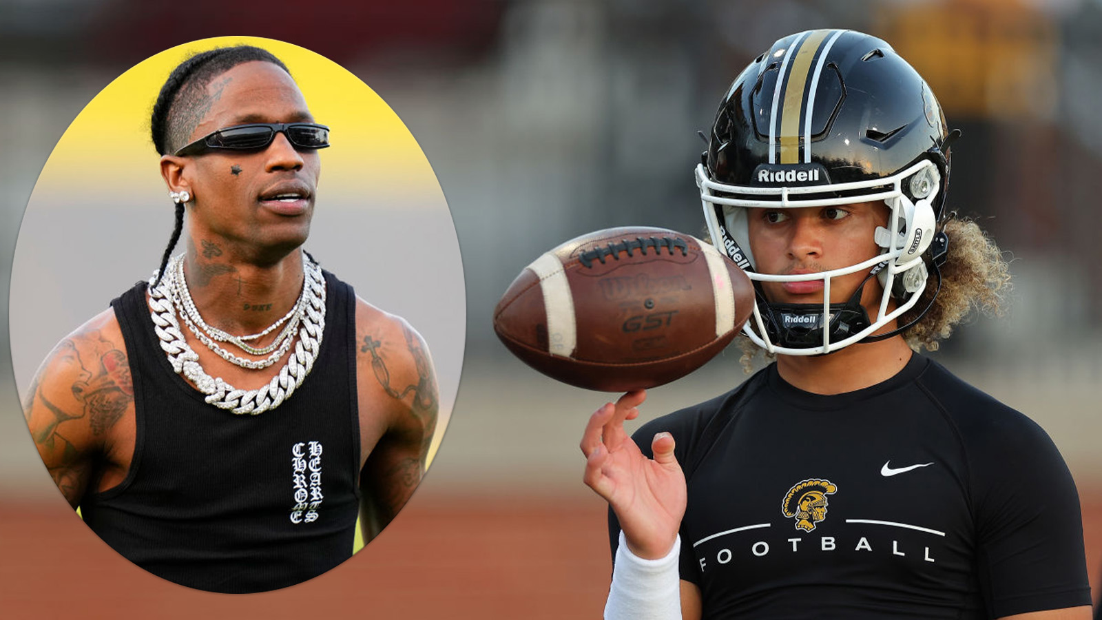 Travis Scott Helps Top QB Reaffirm Commitment To USC With NIL