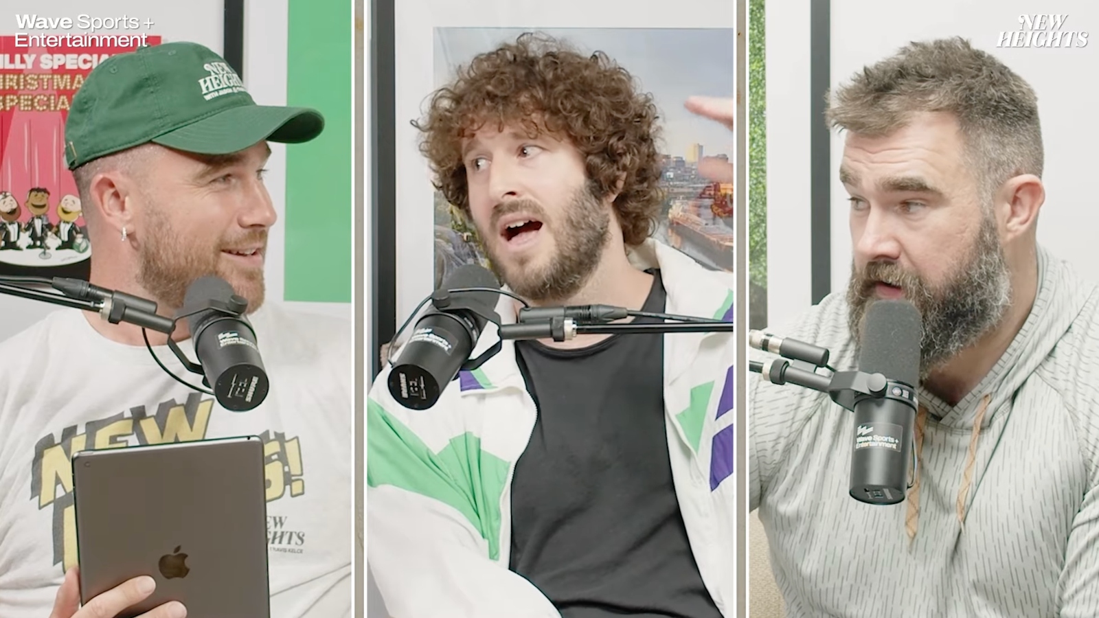 Lil Dicky Tells Travis Kelce His 'Welcome To Hollywood' Story