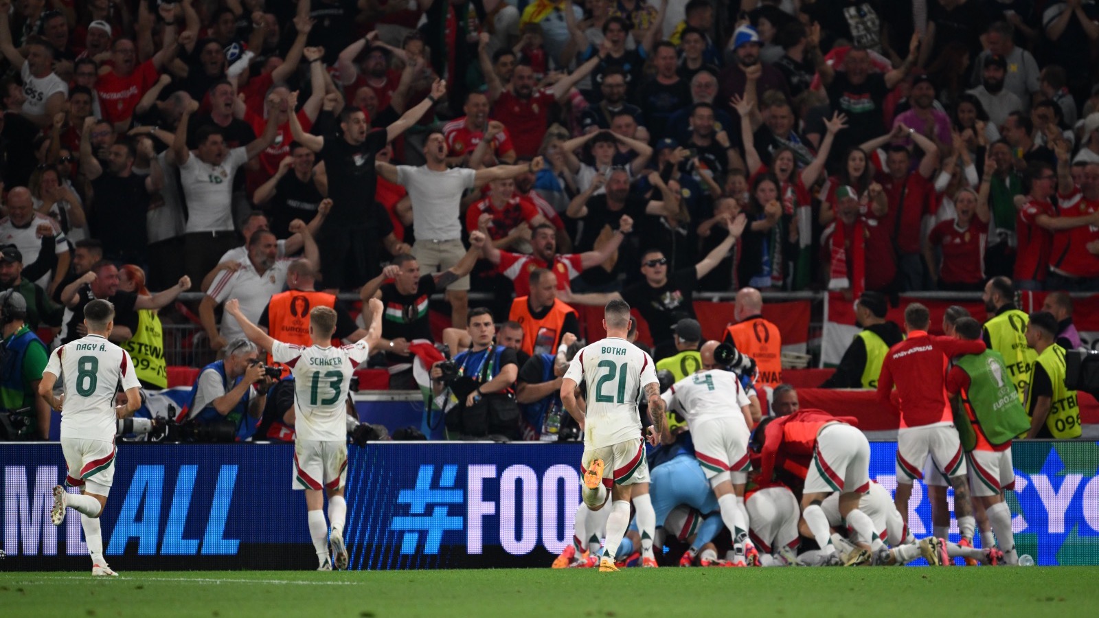 Watch: Hungary Scores Last-Second Goal To Keep Hopes Alive