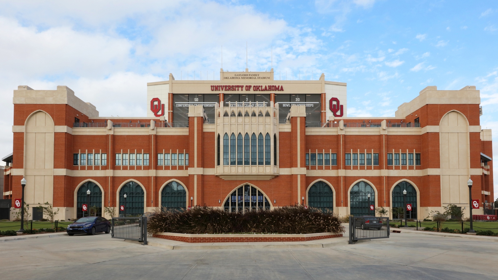 SEC Logos Highlight Oklahoma's Football Stadium Facelift