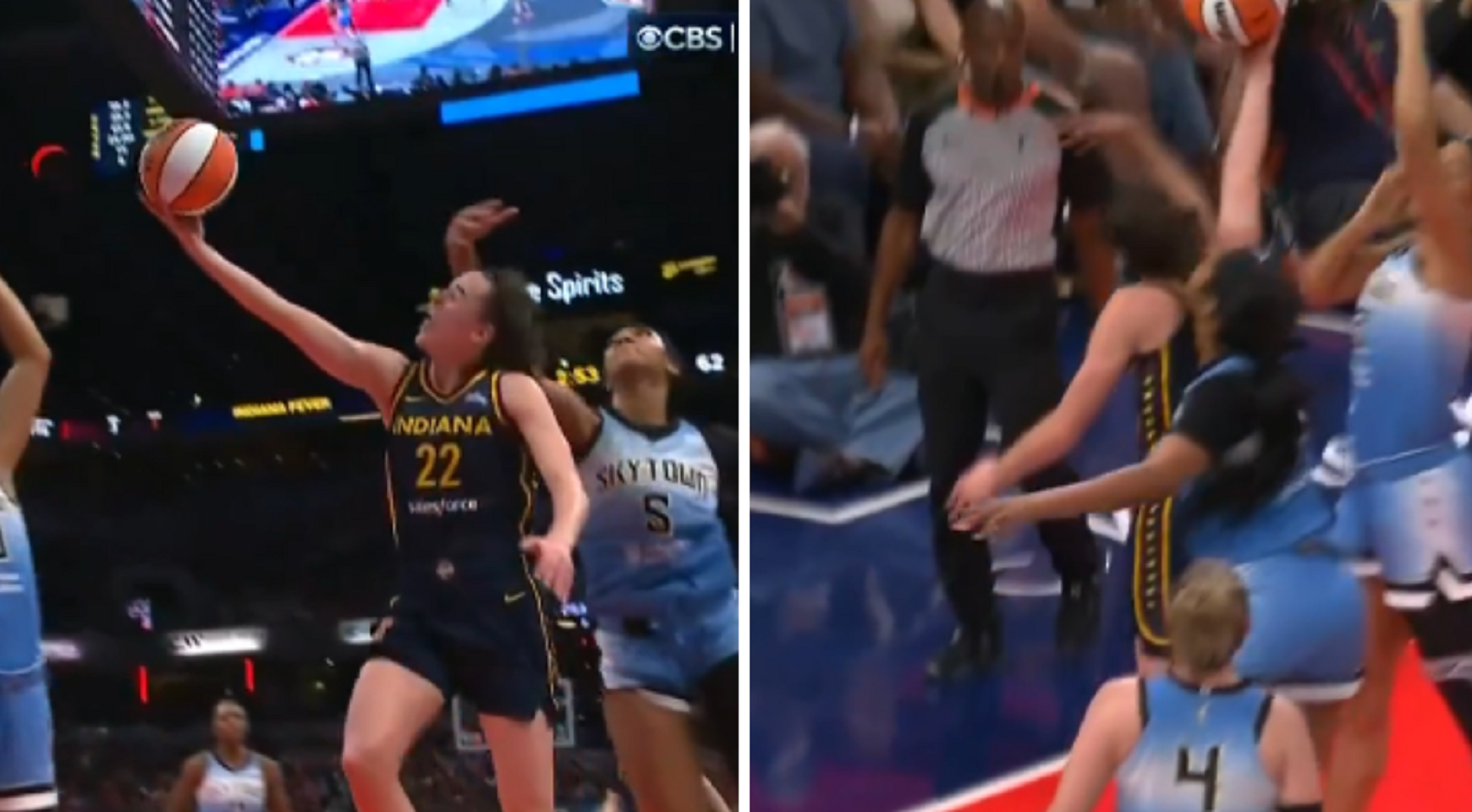 Angel Reese Blasts Refs Over Flagrant Foul Call Vs Caitlin Clark 'It ...
