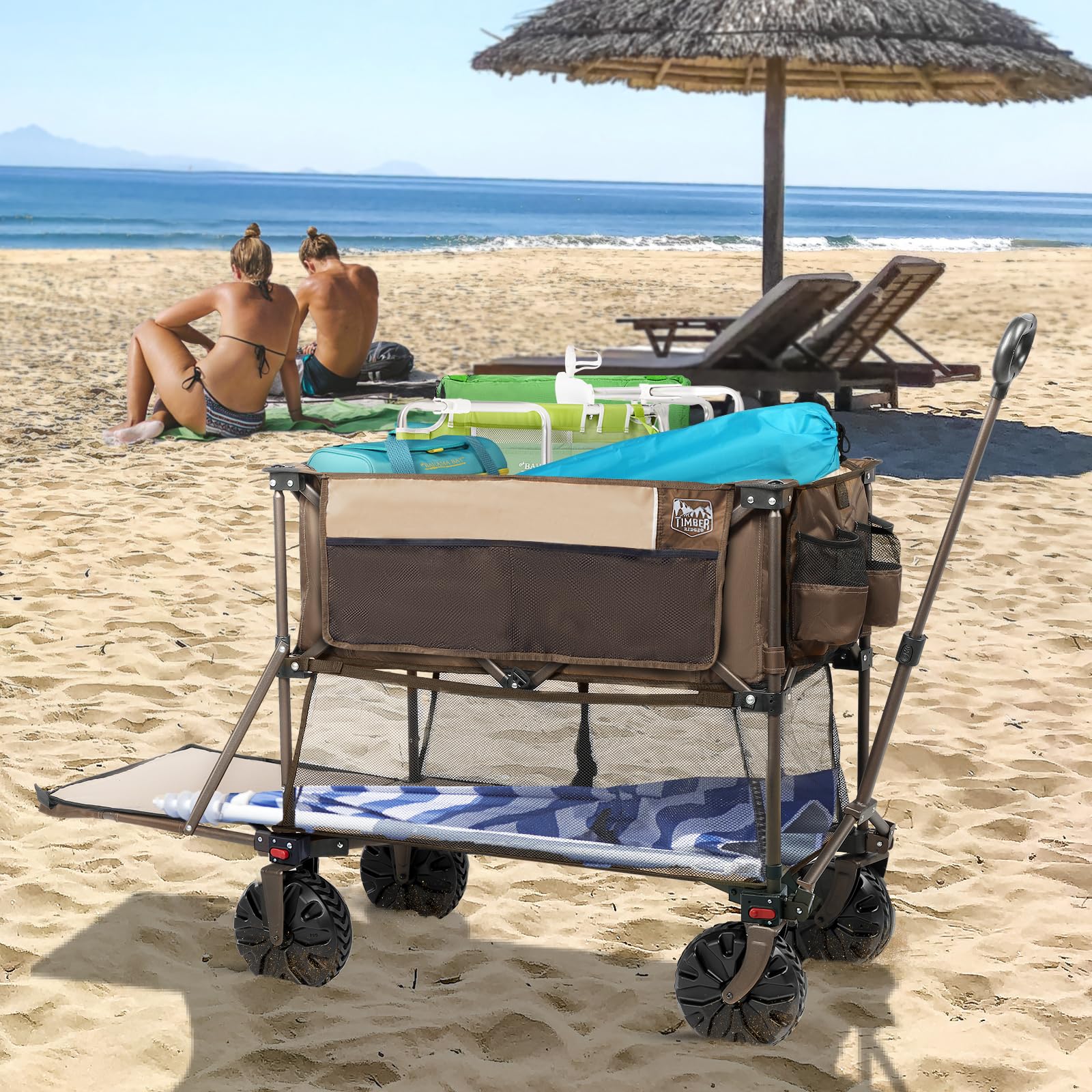 This Timber Ridge Large Capacity Folding Double Decker Wagon Is Perfect ...