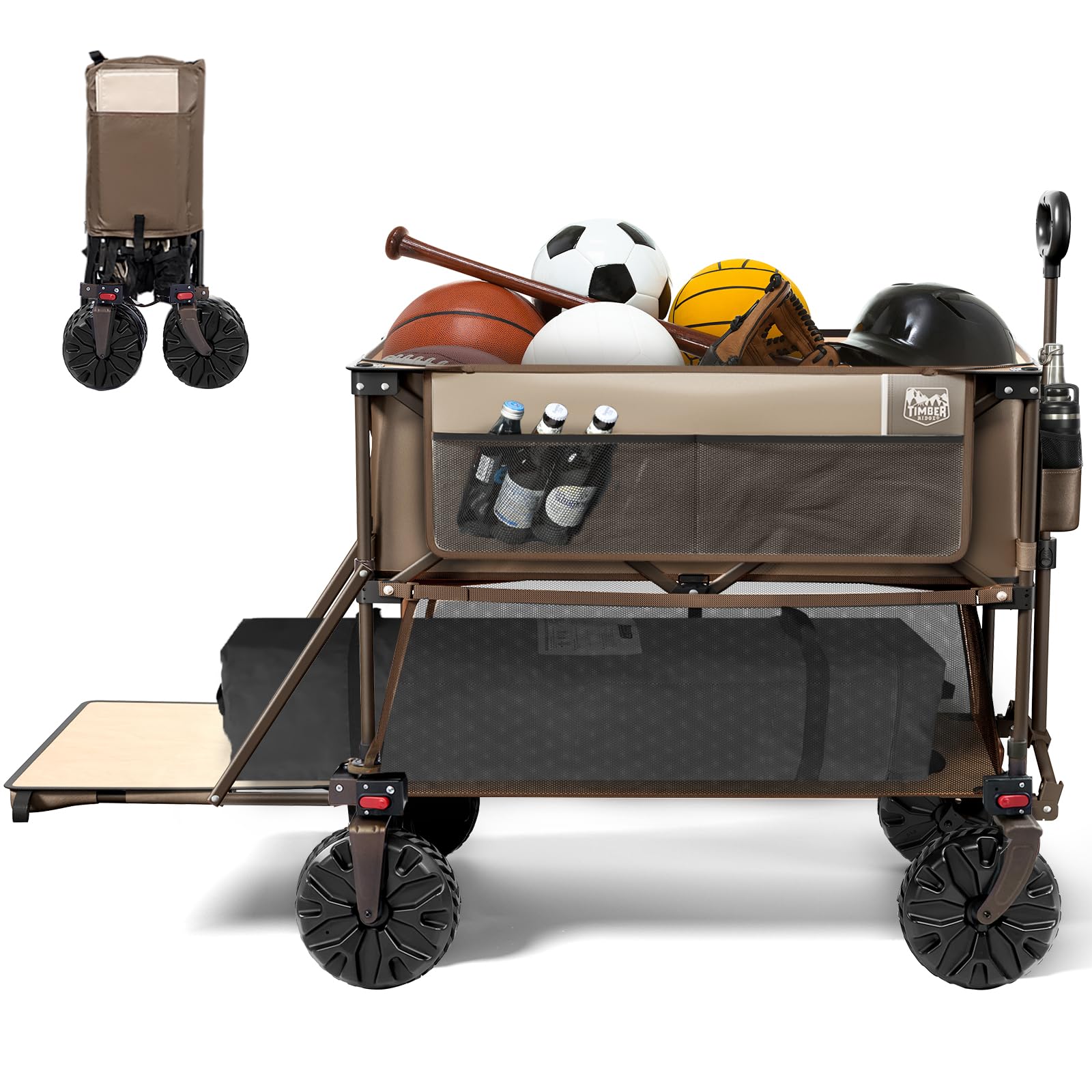 This Timber Ridge Large Capacity Folding Double Decker Wagon Is Perfect ...