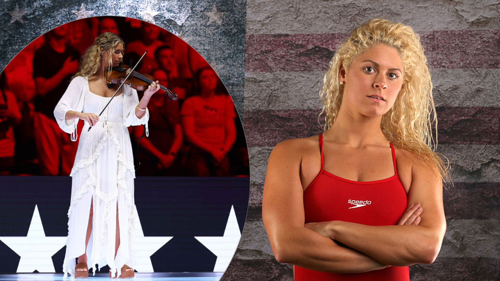 U.S. Olympian Shreds National Anthem On Violin At Swim Trials
