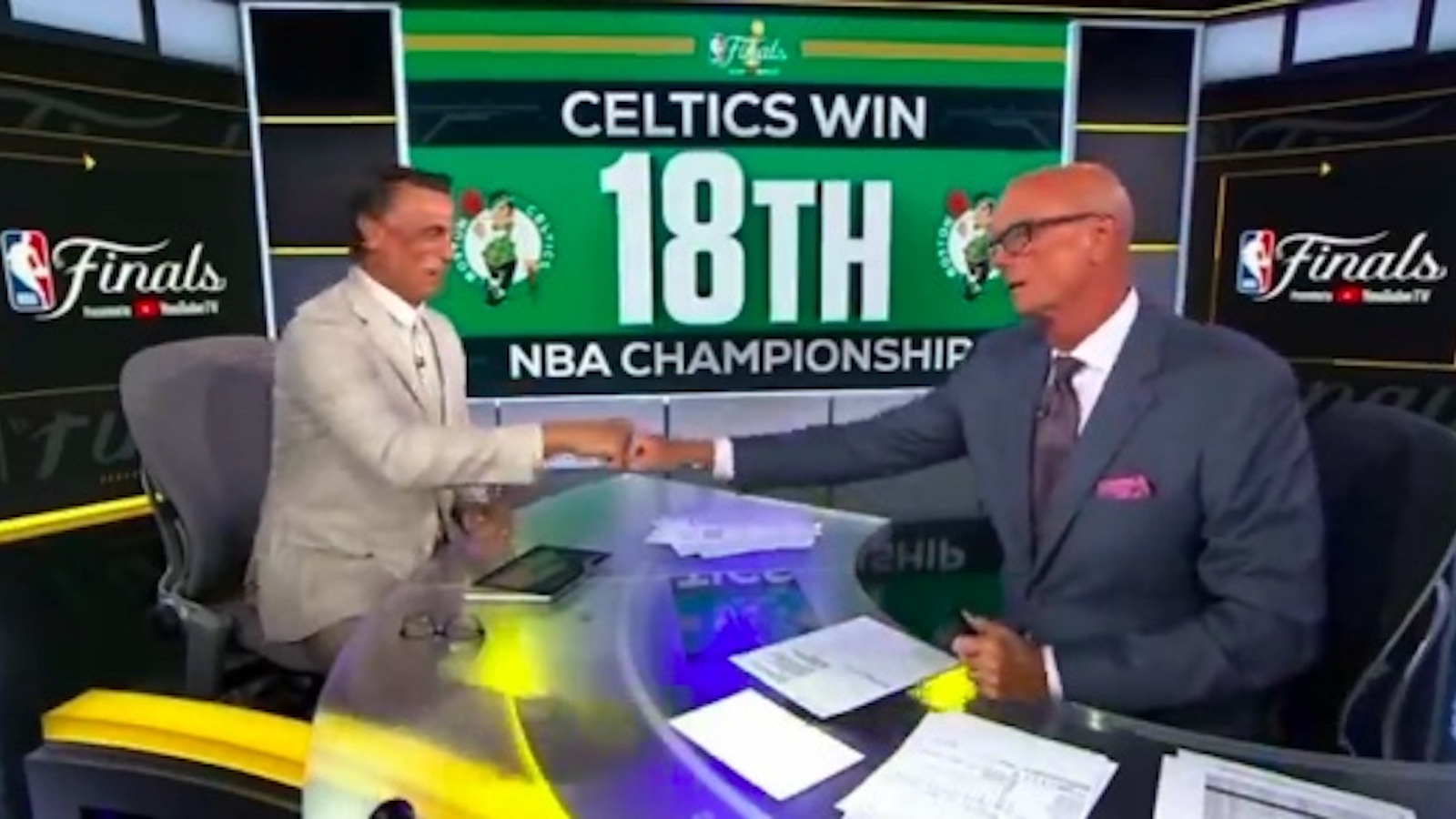 Scott Van Pelt Gives Tim Legler Heartfelt Send-Off (Video)