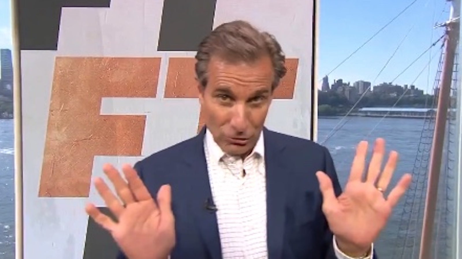 Chris 'Mad Dog' Russo Says He'll Host 'First Take' Until October