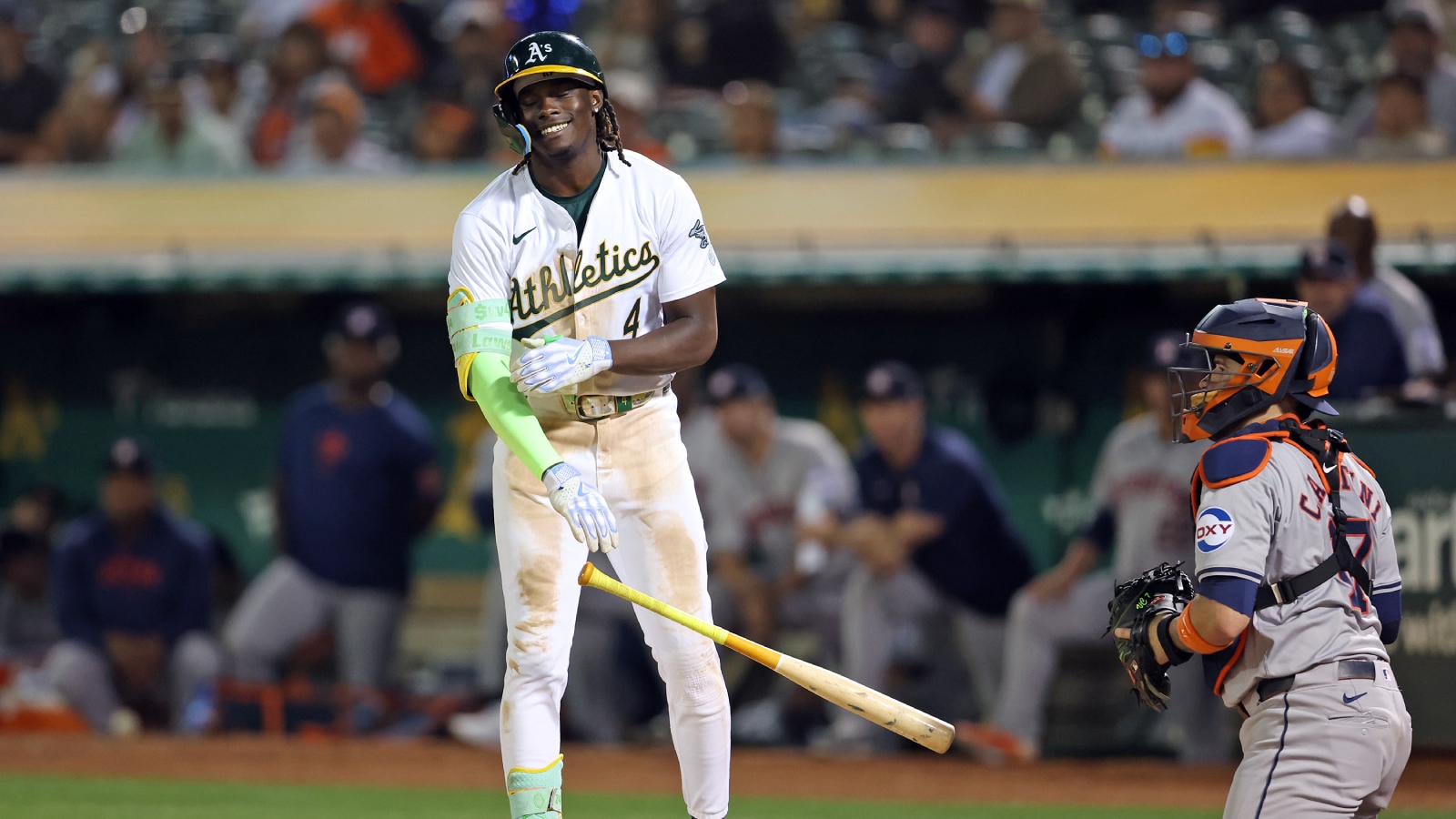 Lawrence Butler Robbed Of Cycle Opportunity By Cowardly Astros