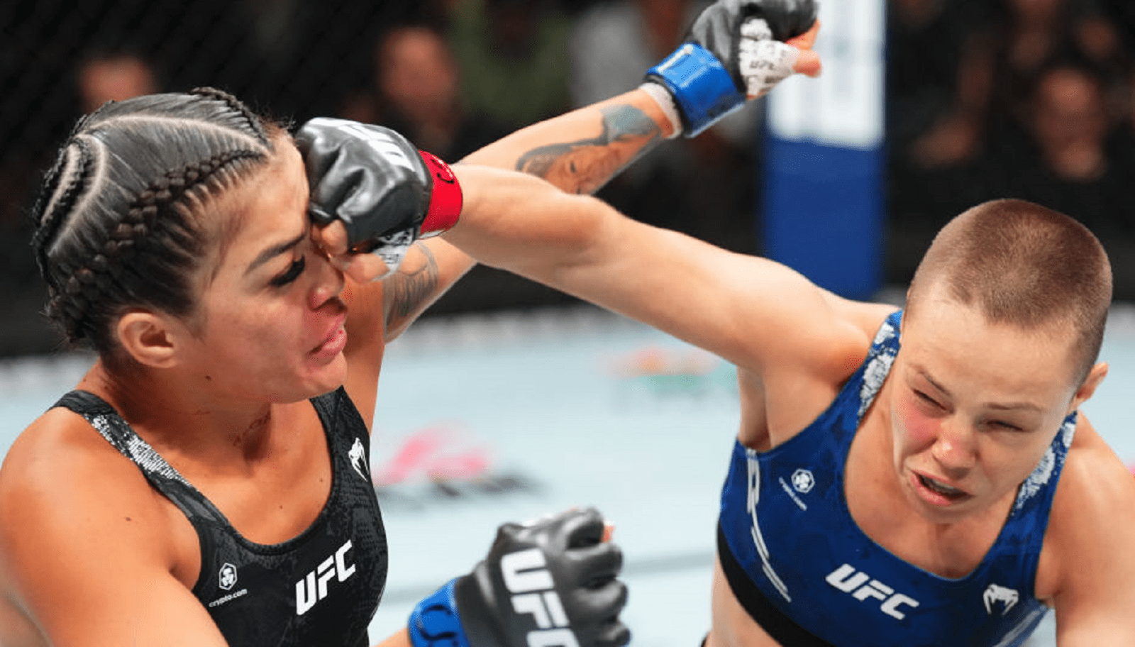 Women's UFC Fighter Had Fake Eyelashes Punched Off Her Face - BroBible