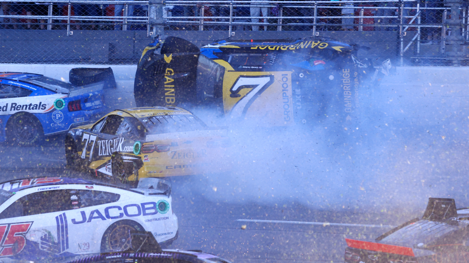 Bizarre Weather Phenomenon Causes Flipping NASCAR Crash