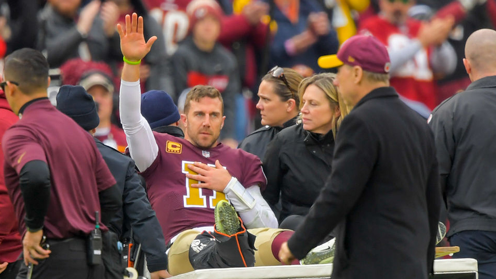New Photo Of NFL QB Alex Smith's Mangled Leg Is Gnarly Looking