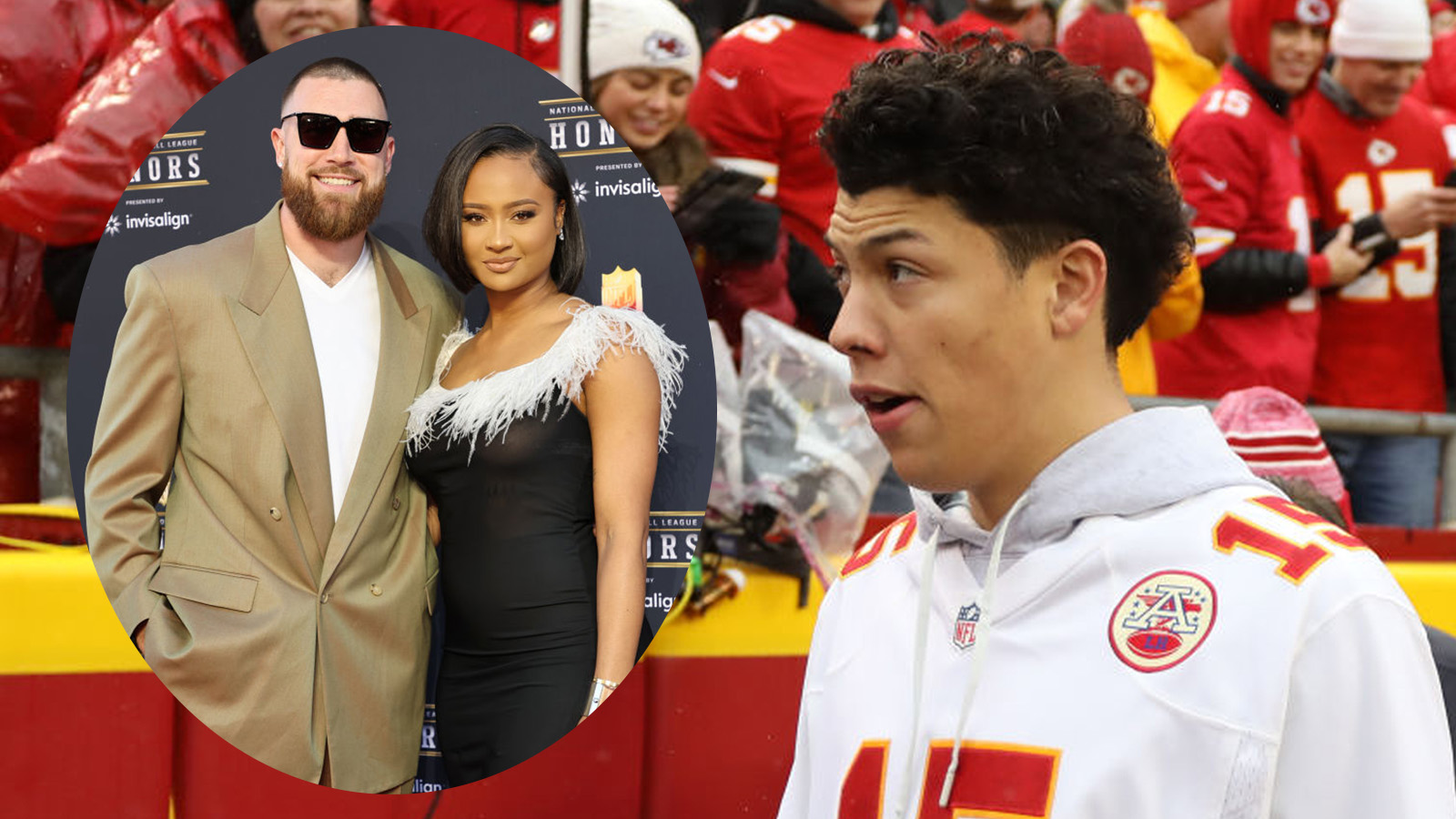 Jackson Mahomes Won't Stop Thirsting Over Travis Kelce's Ex