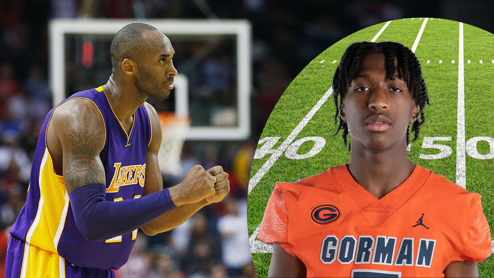 Kobe Bryant's 6-Foot-5 Nephew Balls Out As Ball-Hawking Safety