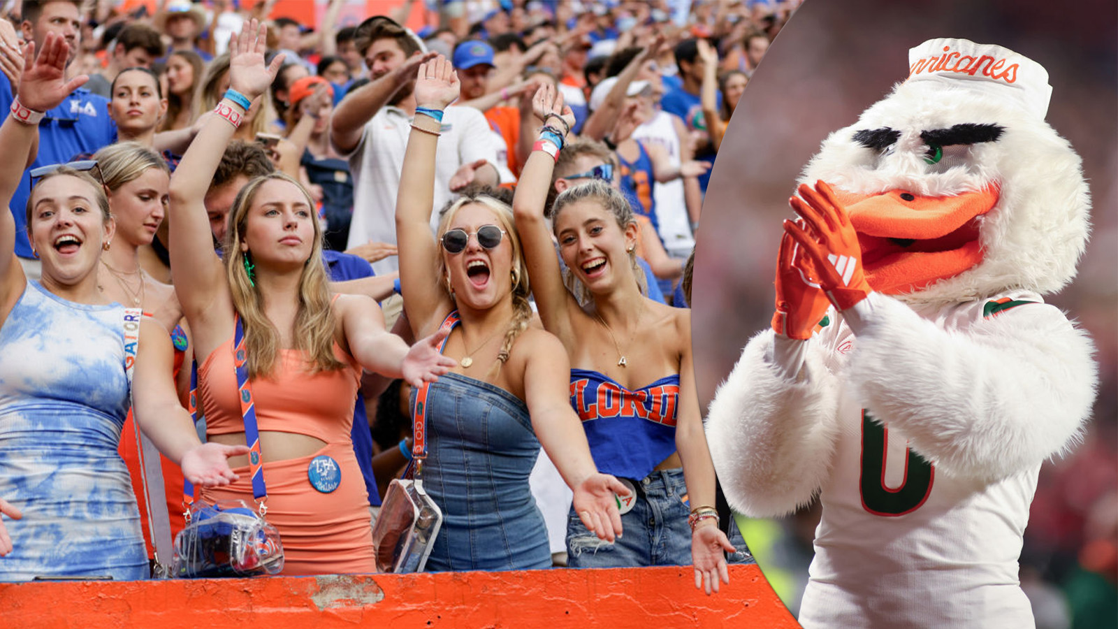 Miami Football Taunts Florida Gators By Spoiling Rivalry Whiteout