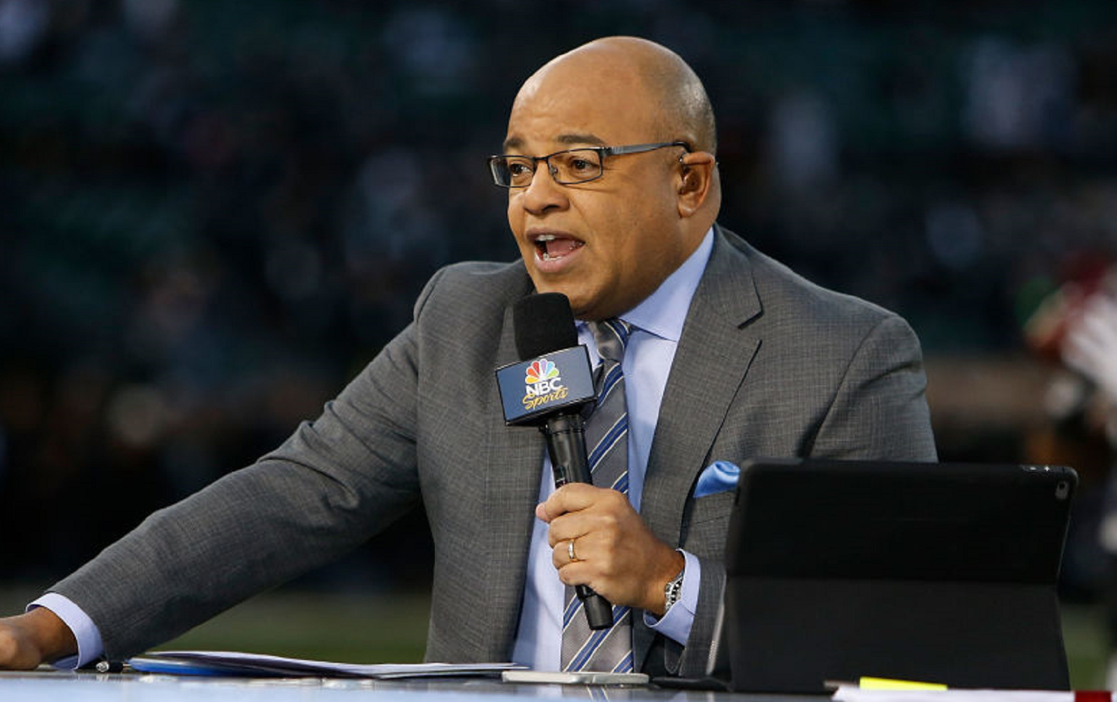NBC's Mike Tirico Makes Embarrassing Mistake During Team USA-France ...
