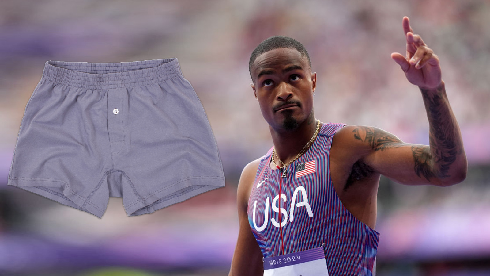 USA Track Star Wears Uncomfortable Underwear During Olympics