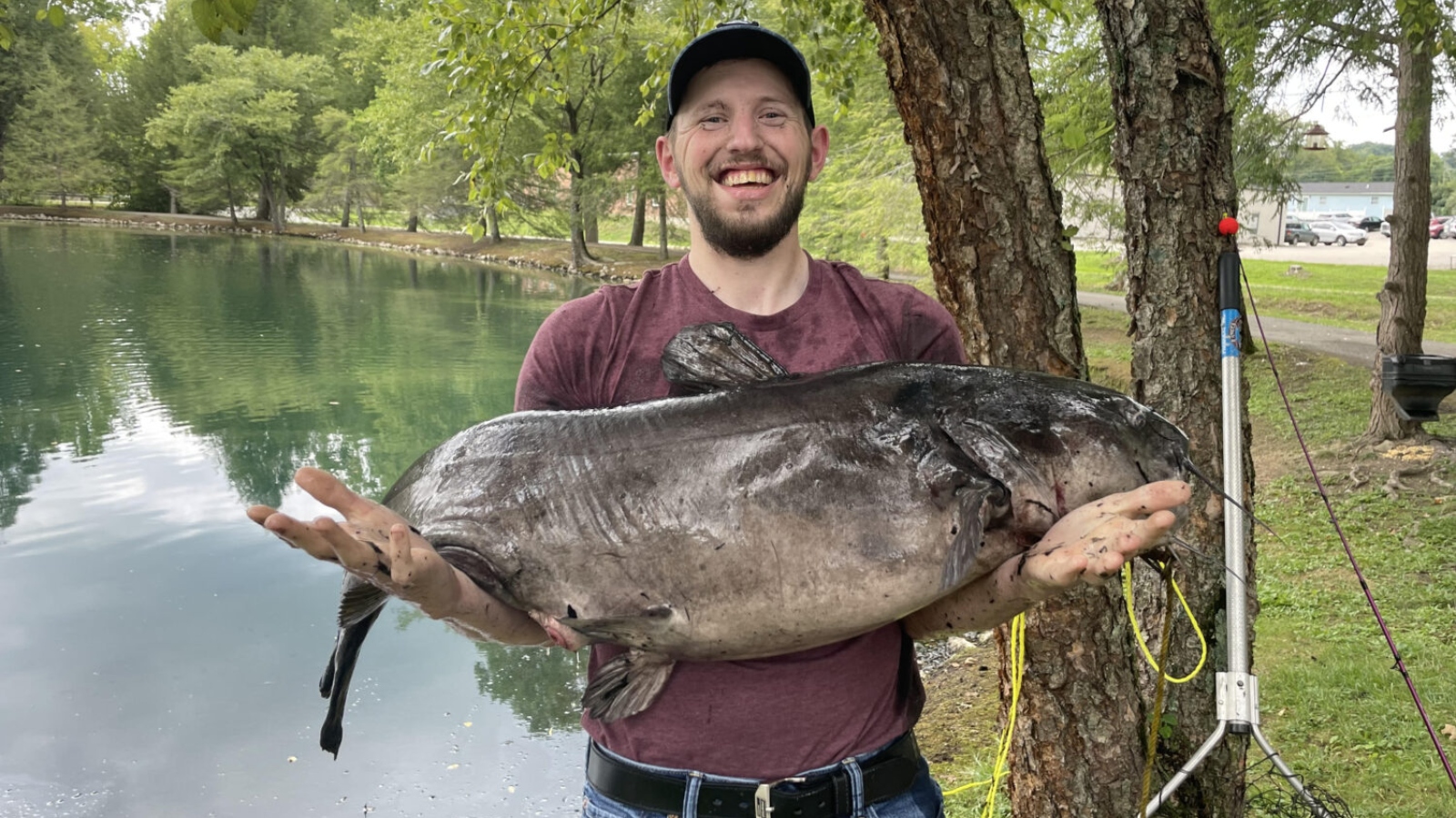 West Virginia Angler Catches State Record 46.7 Pound Catfish