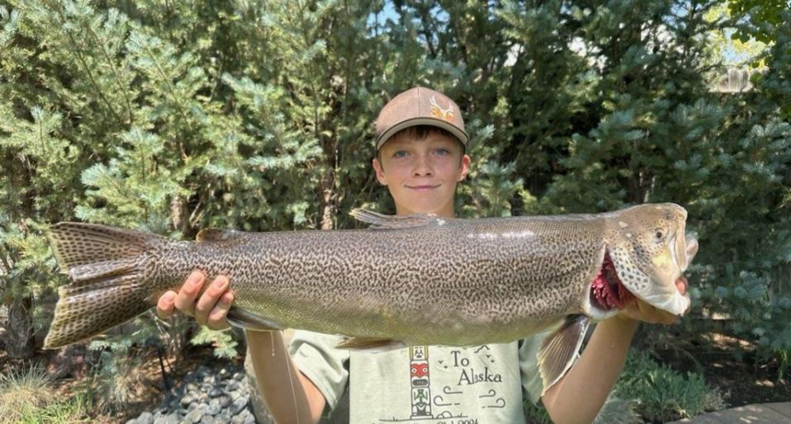 Teenager Shatters Wyoming Tiger Trout Record With Big Fish